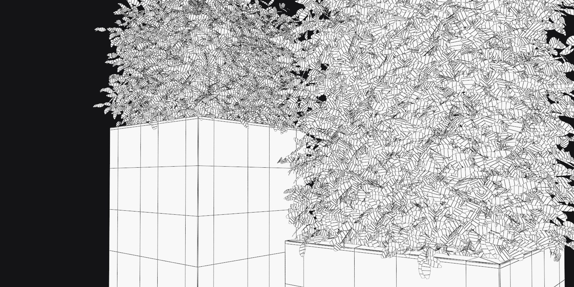 Boxwood Shrubs Modern Column 3d Max