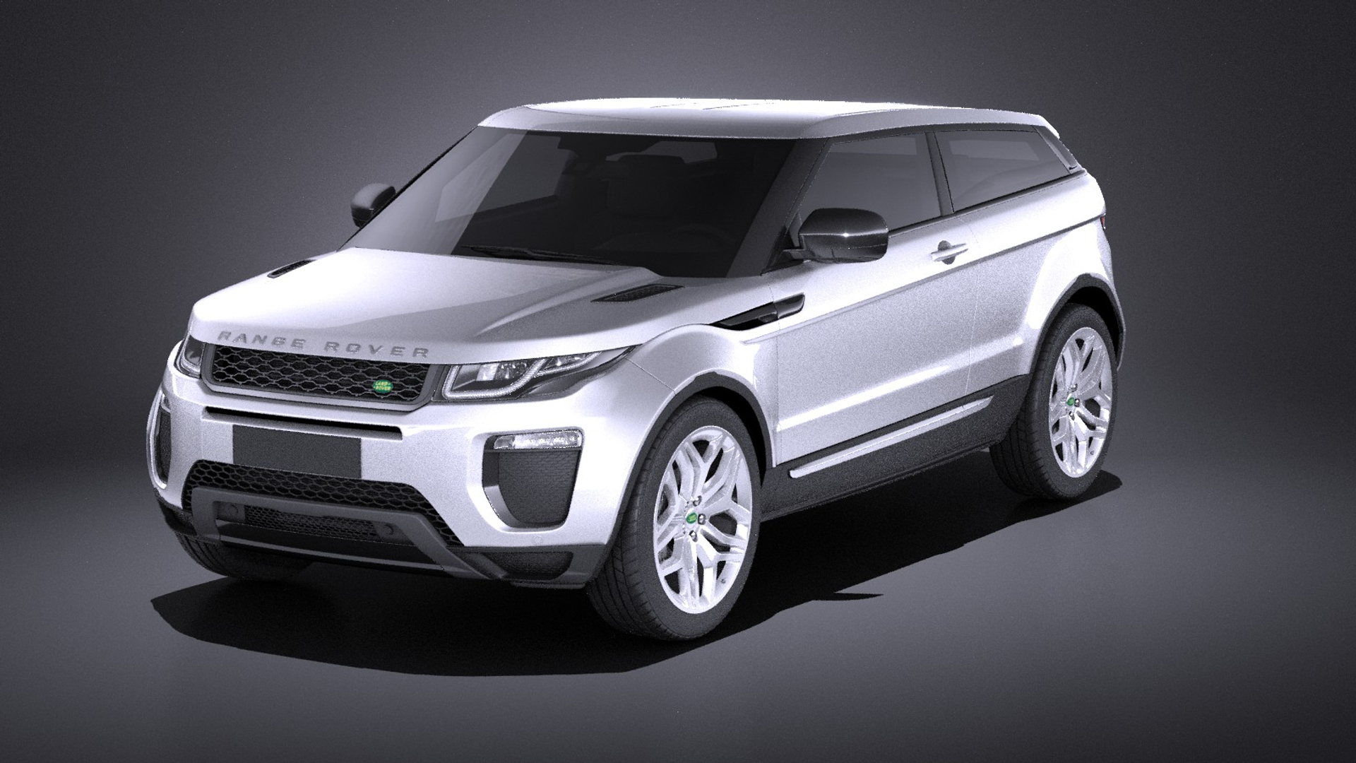 3d Range Rover Evoque Model