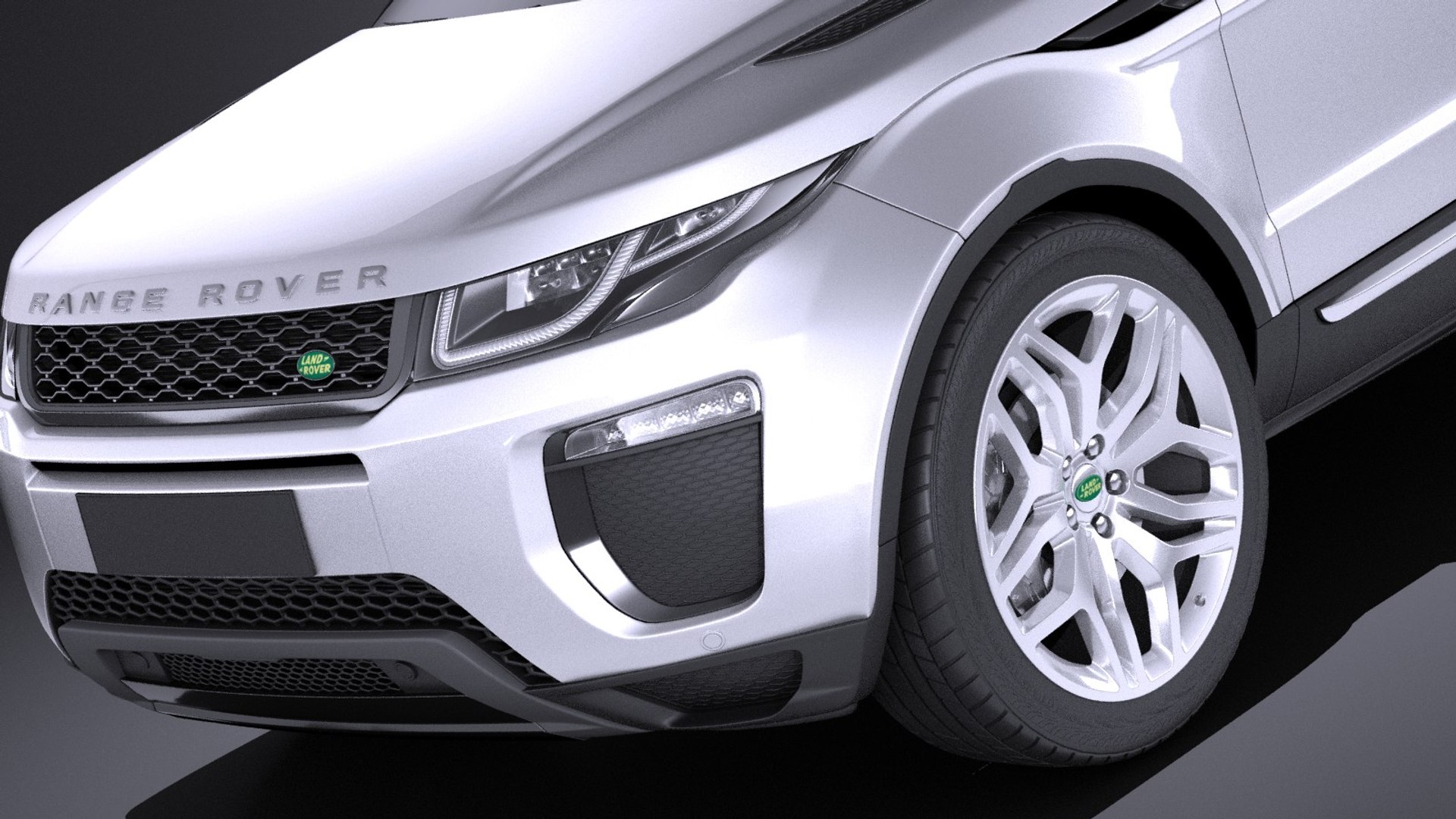 3d Range Rover Evoque Model