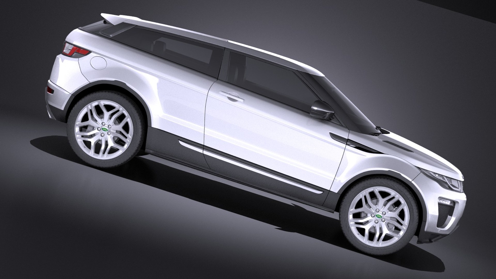 3d Range Rover Evoque Model