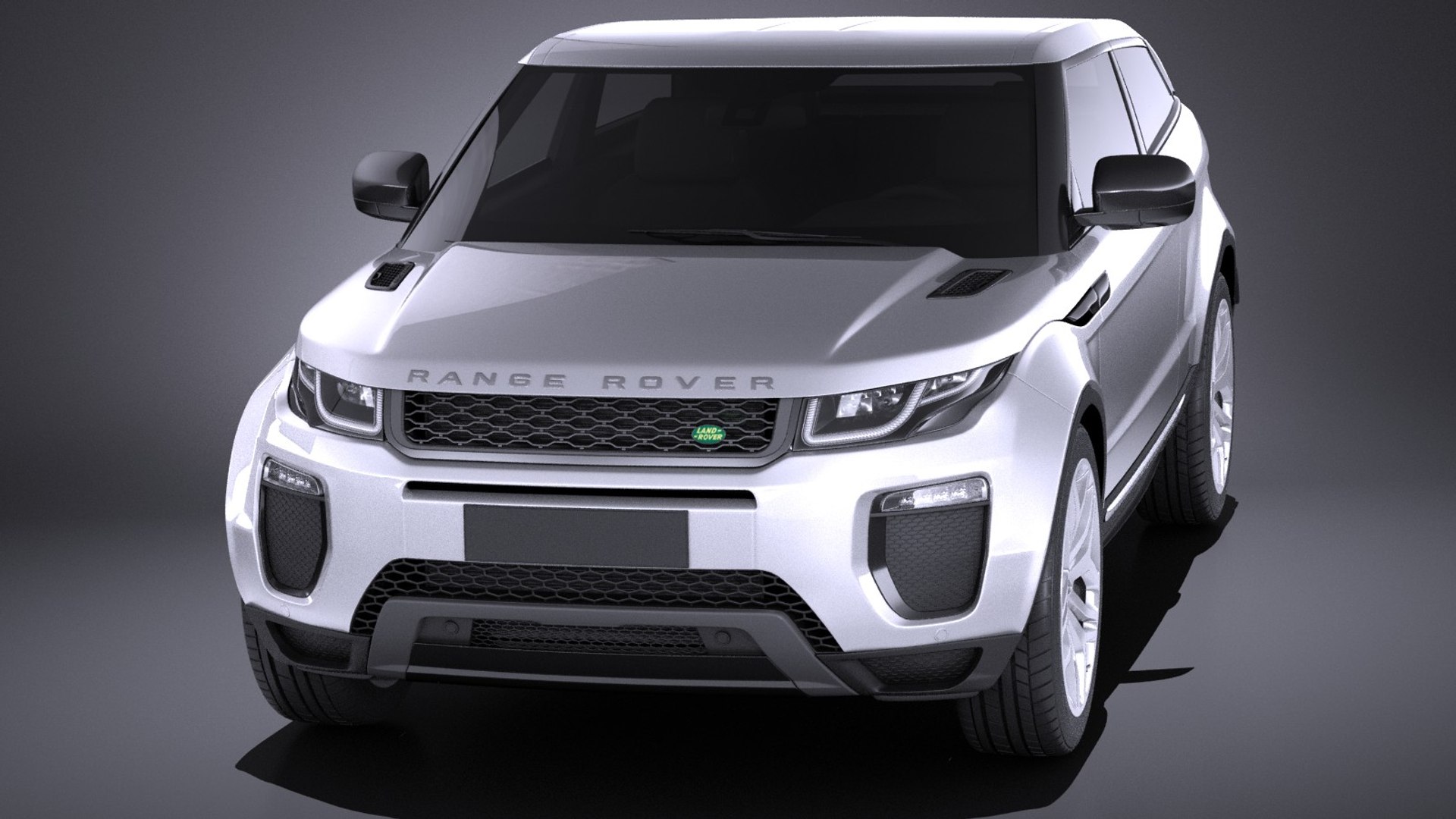 3d Range Rover Evoque Model