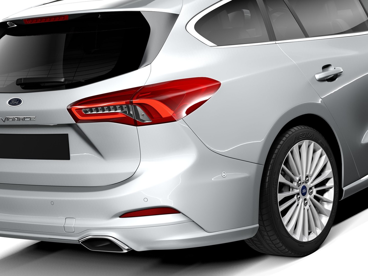 3D Ford Focus Wagon Vignale 2020 Model - TurboSquid 2224135