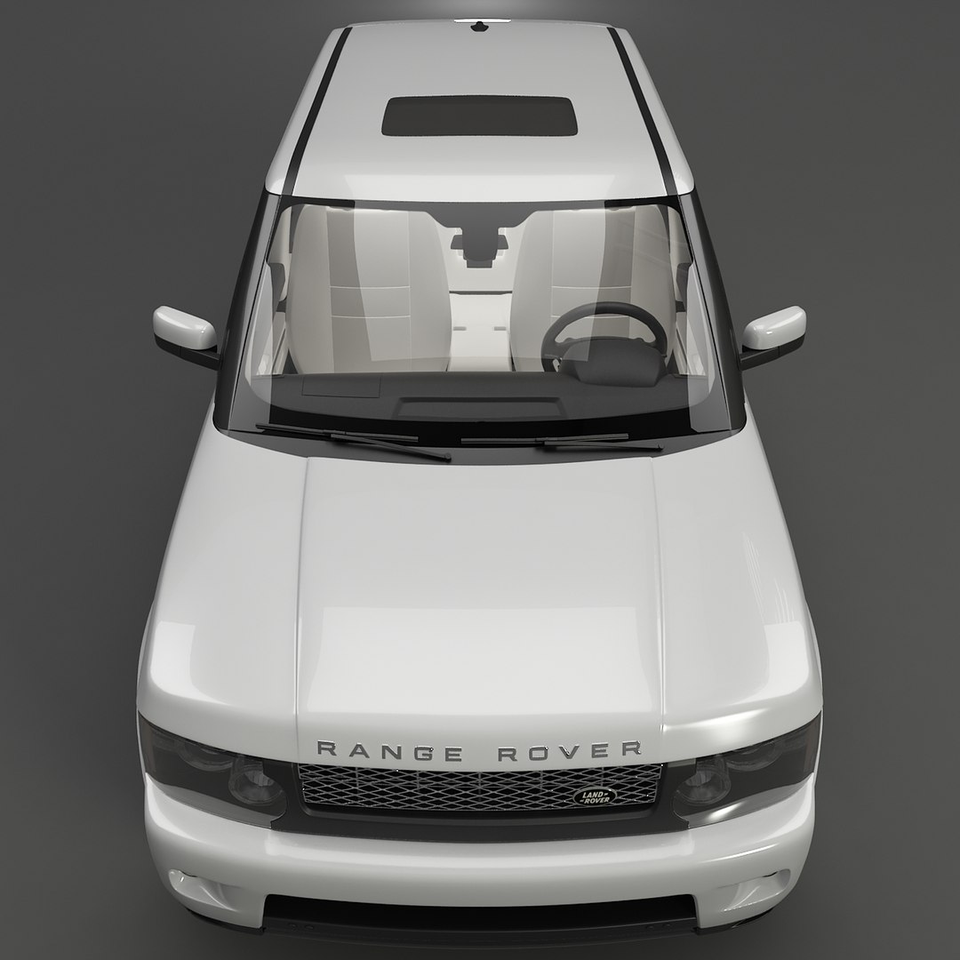 land rover range sport 3d model