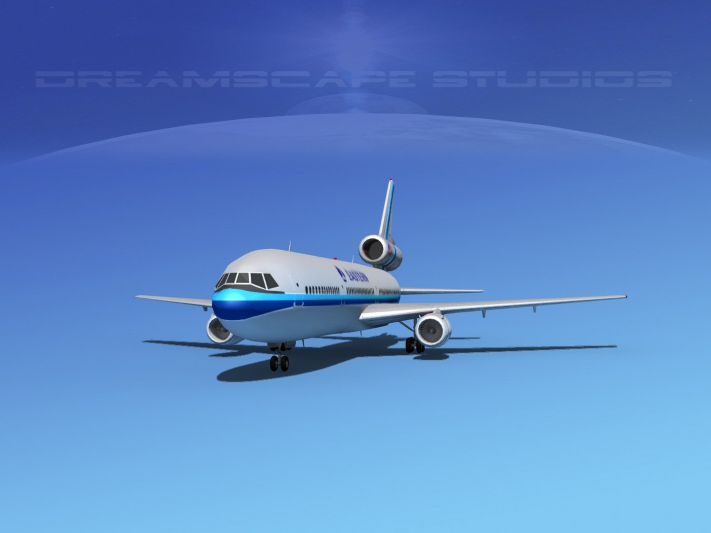 Douglas Dc-10 3d Model