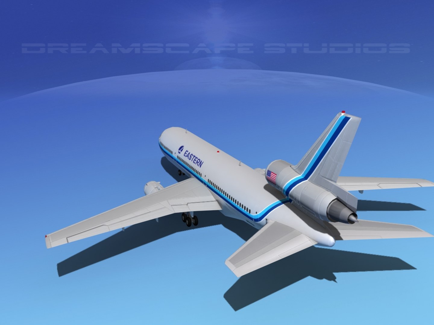 Douglas Dc-10 3d Model