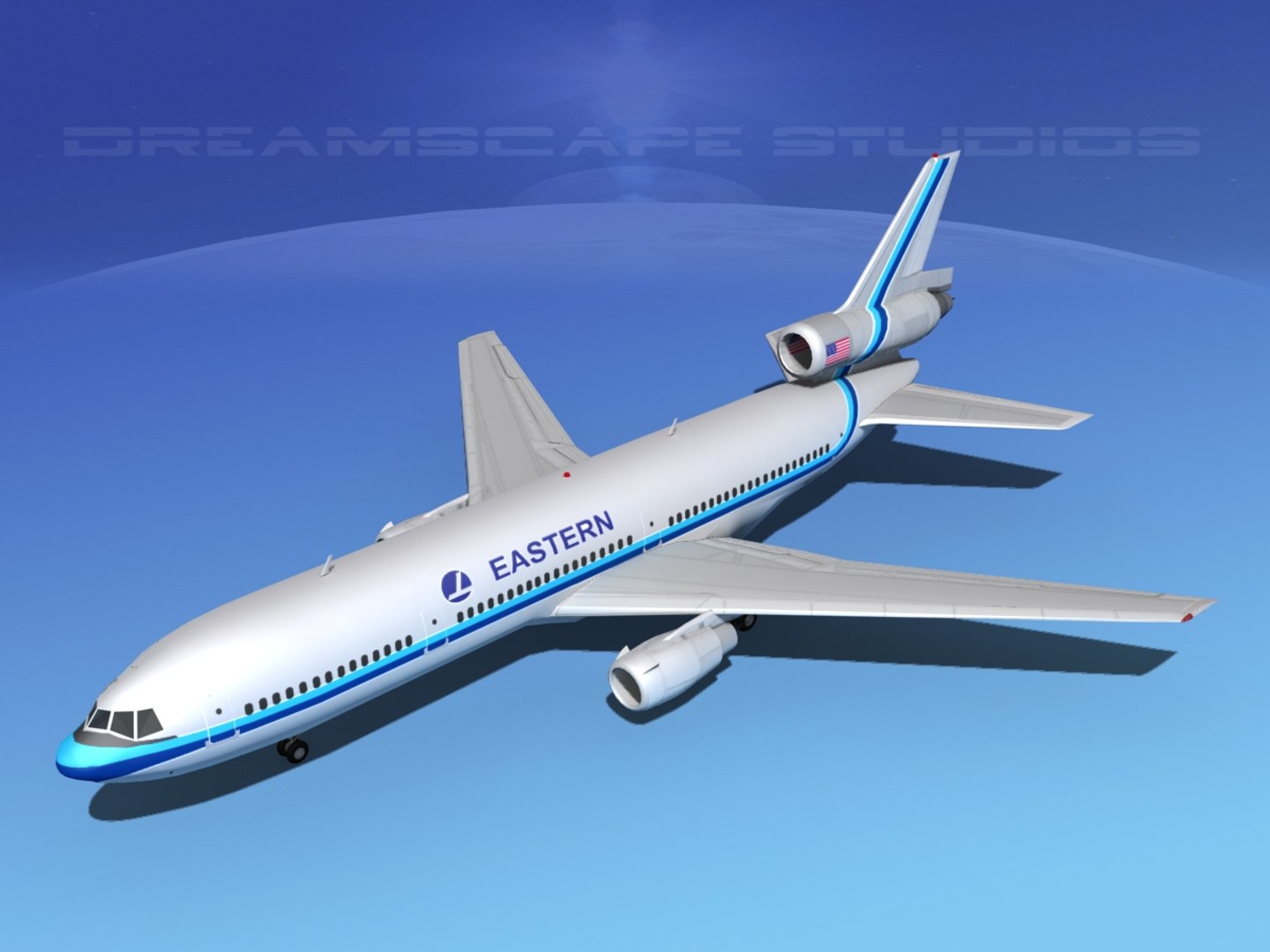 Douglas Dc-10 3d Model