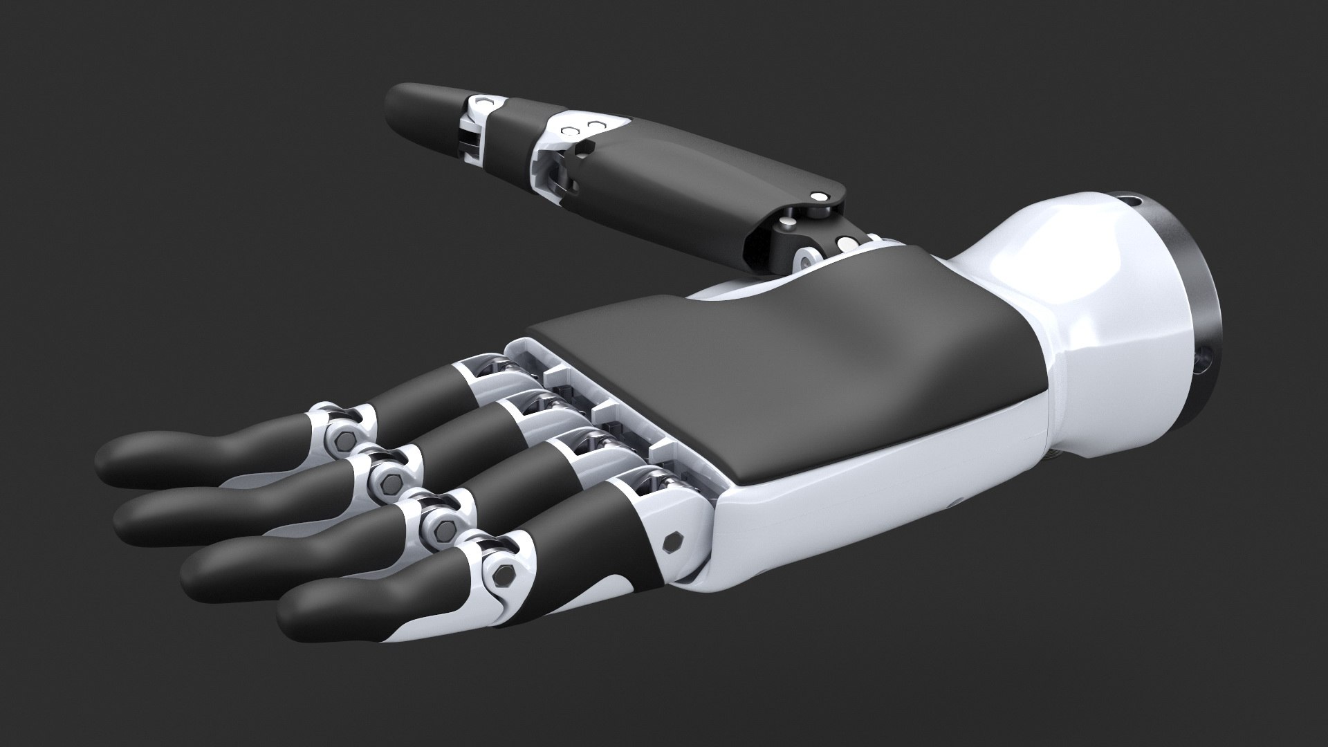 Dexterous Robotic Hand Right Rigged For Maya 3D Model - TurboSquid 2330647