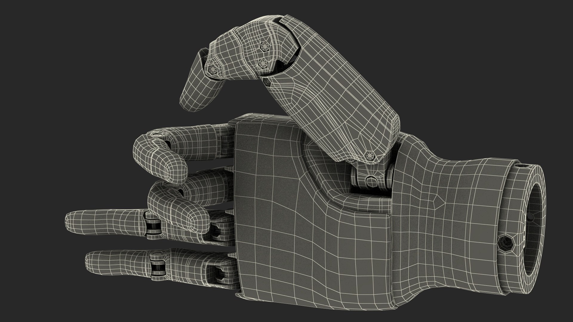 Dexterous Robotic Hand Right Rigged For Maya 3D Model - TurboSquid 2330647