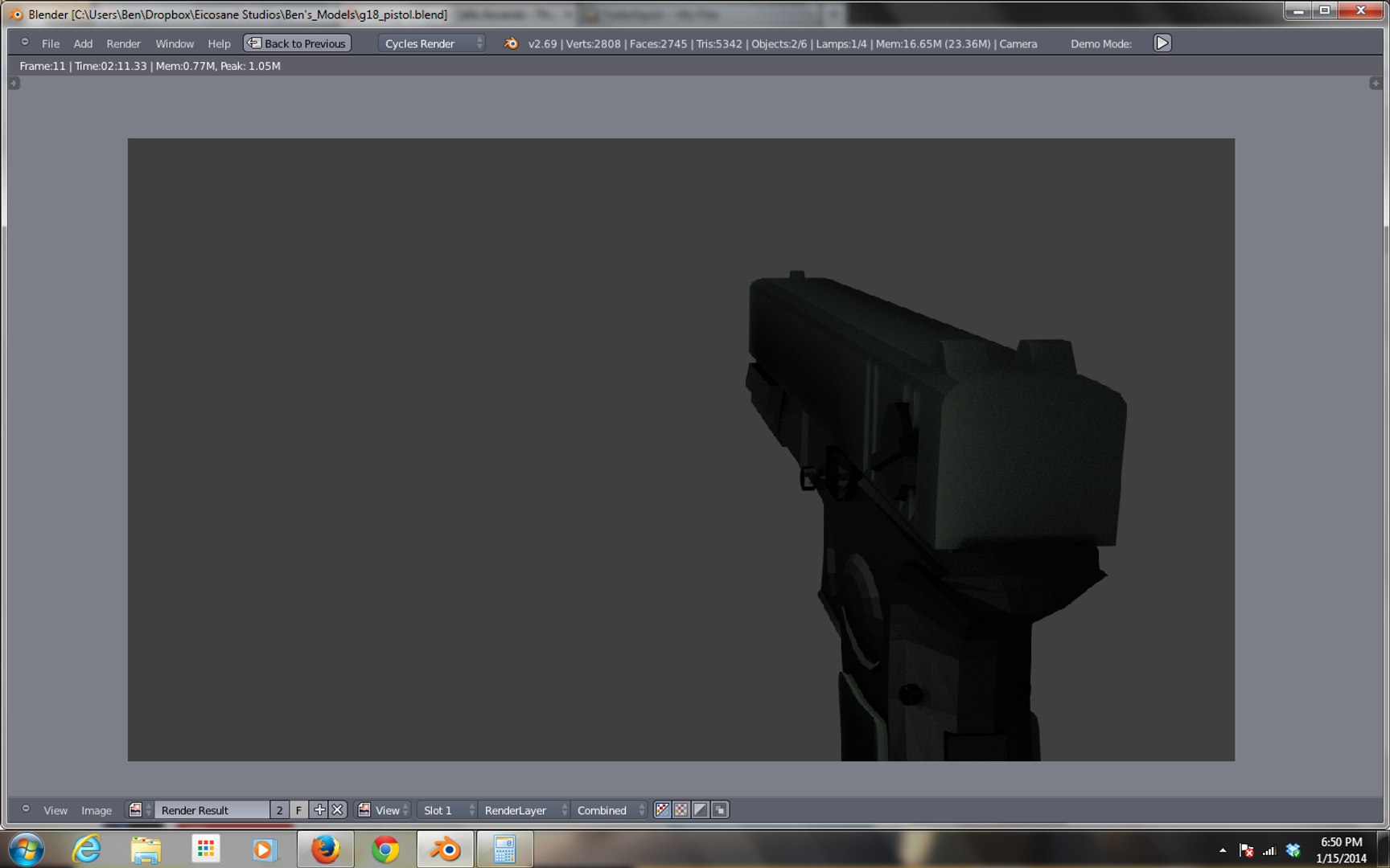 3d Pistol G18