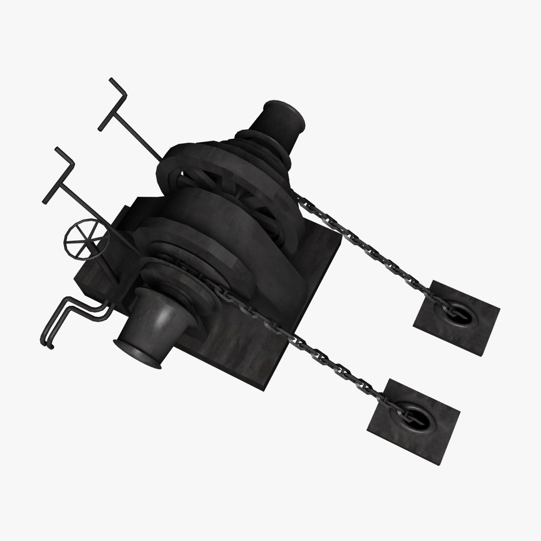 Ship Windlass 3D Model - TurboSquid 1218594
