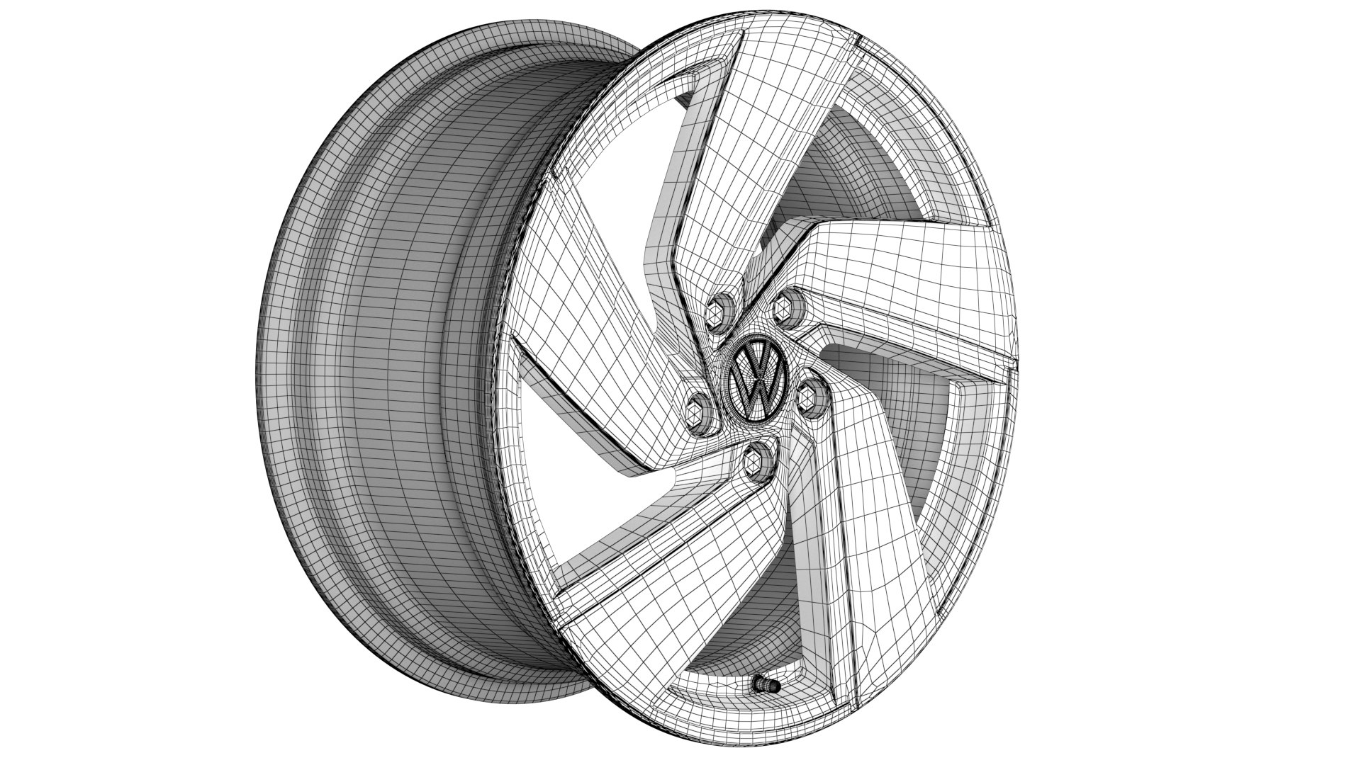 Volkswagen GTI Rim 3D Model - TurboSquid 1982293