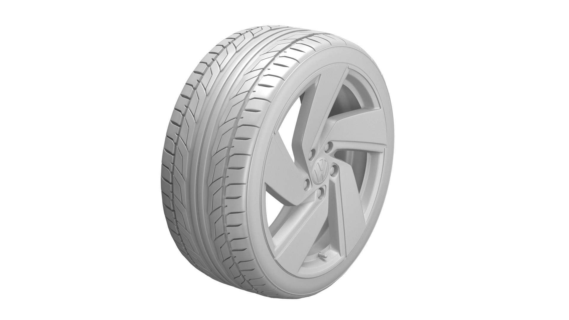 Volkswagen GTI Rim 3D Model - TurboSquid 1982293