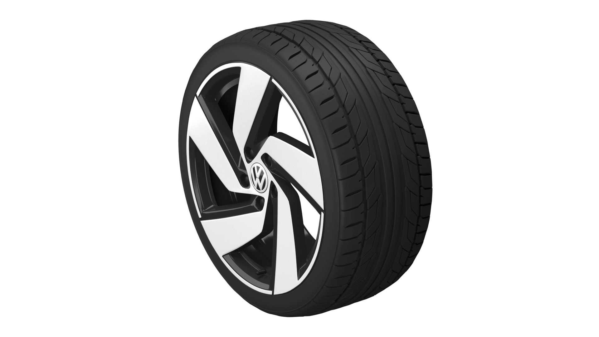 Volkswagen GTI Rim 3D Model - TurboSquid 1982293