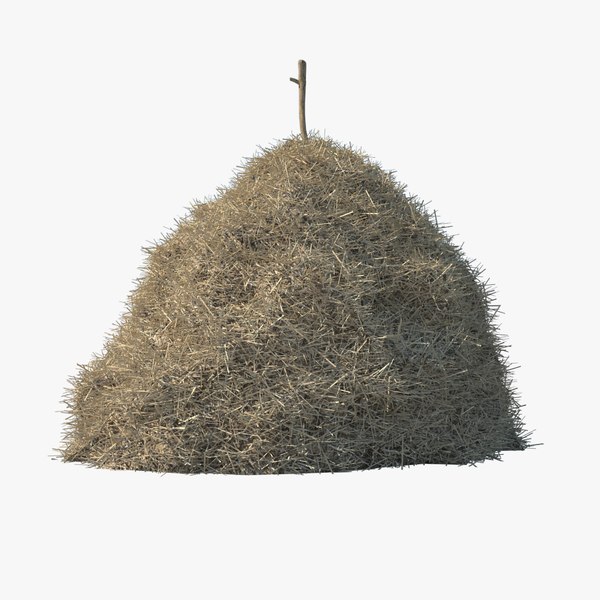 3d model hay stack