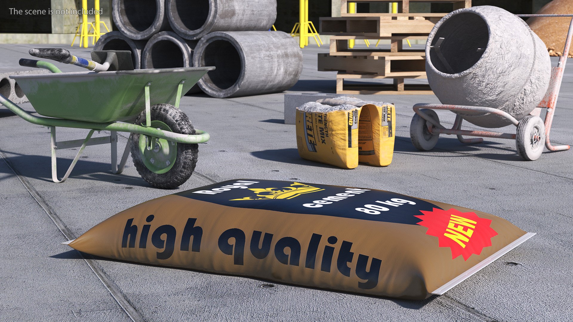 Royal Cement Bag 3D Model - TurboSquid 2207126