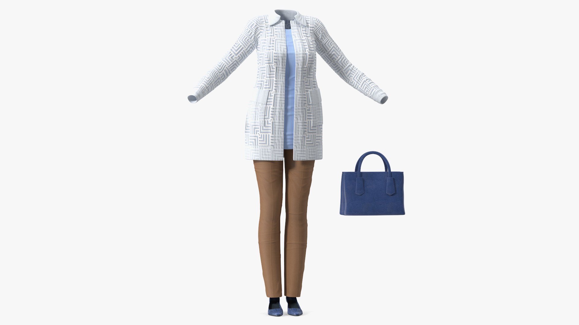 3D model Casual Clothes Set for Women - TurboSquid 1996835