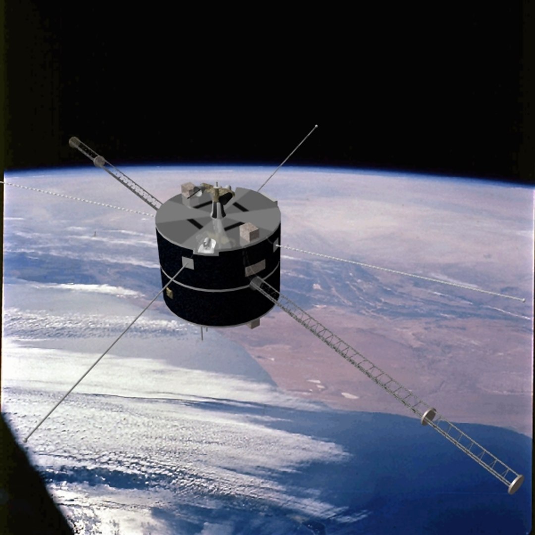 3d model nasa satellite geotail