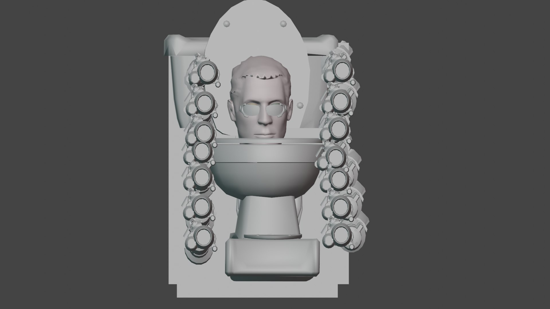3D Model Freeman Toilet - TurboSquid 2270569