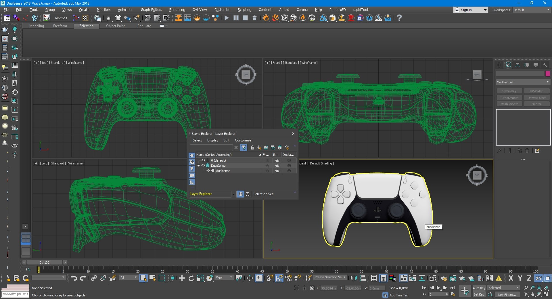 DualSense Black 3D Model - TurboSquid 1823380