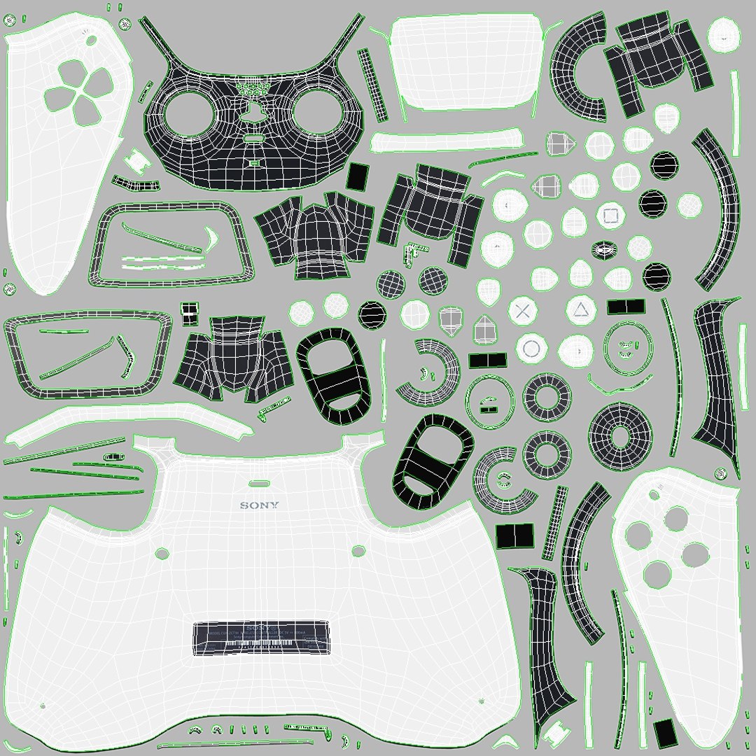 DualSense Black 3D Model - TurboSquid 1823380