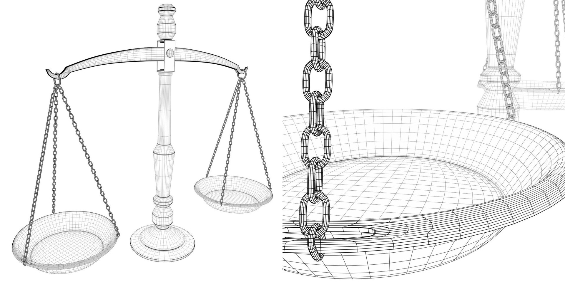 Balance Scale 1 Model - TurboSquid 1450014
