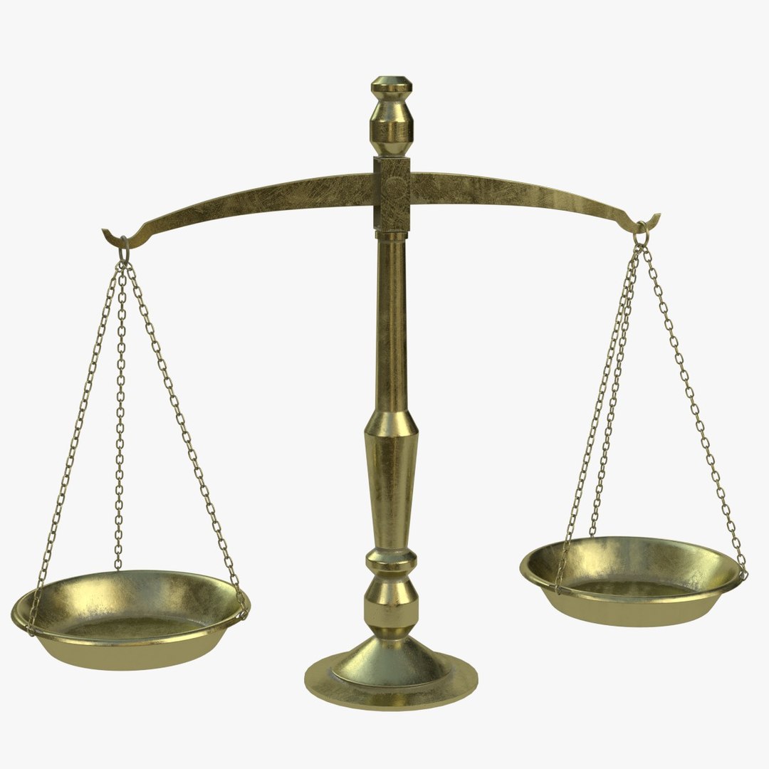 Balance Scale 1 Model - TurboSquid 1450014