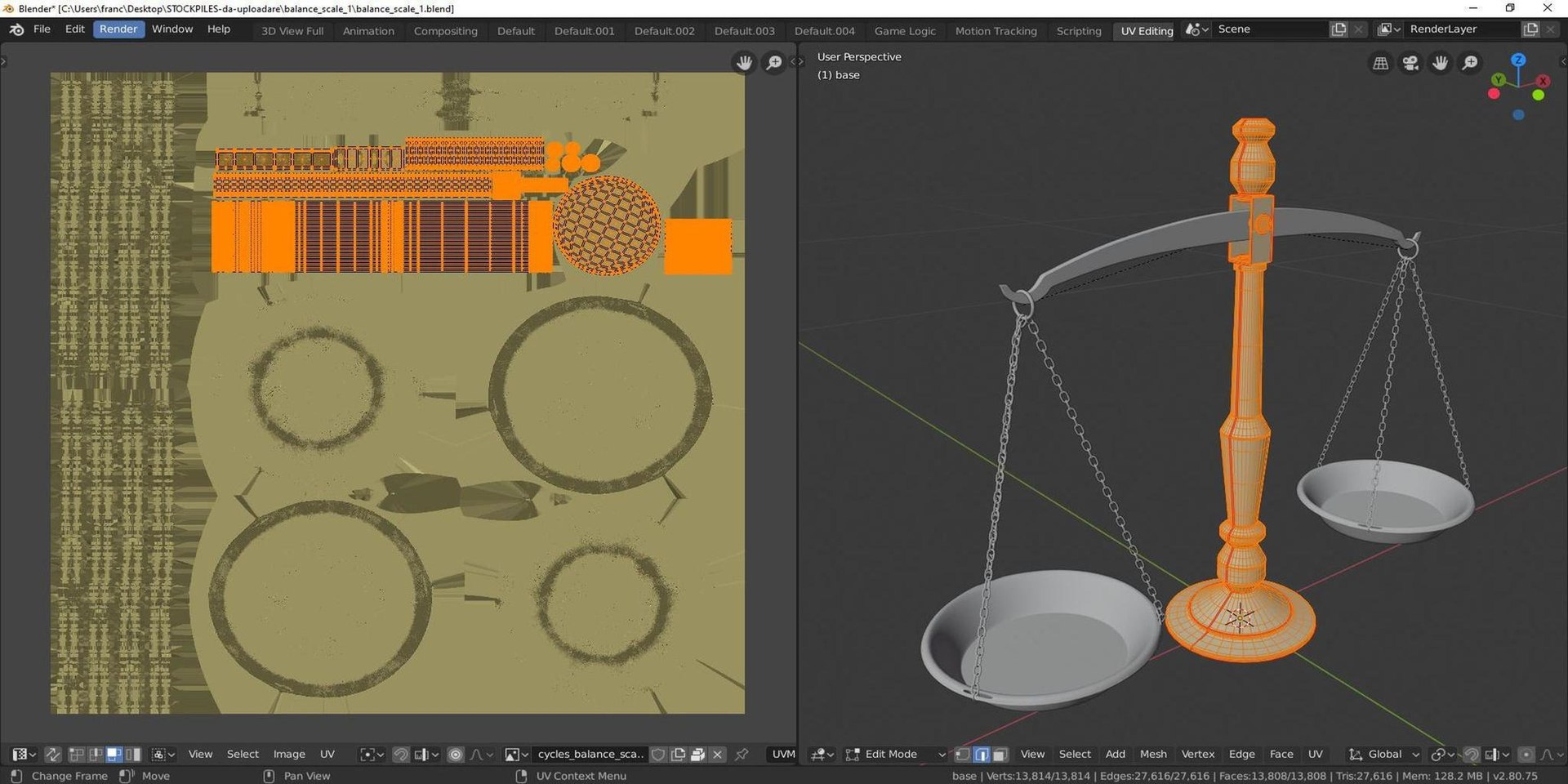 Balance Scale 1 Model - TurboSquid 1450014