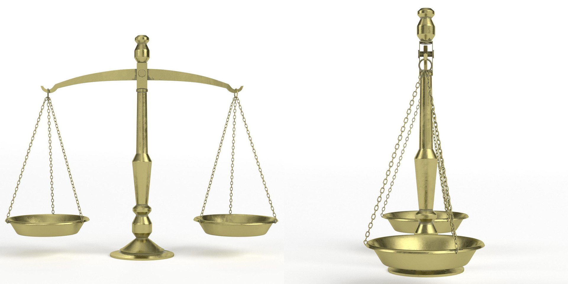 Balance scale 1 model - TurboSquid 1450014