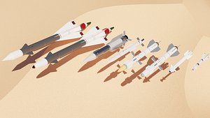 rvv-sd missile 3d model