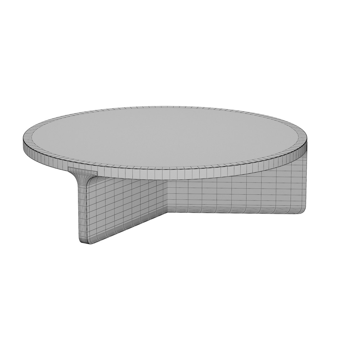 SANTIAGO ROUND COFFEE TABLE 3D Model - TurboSquid 2202373