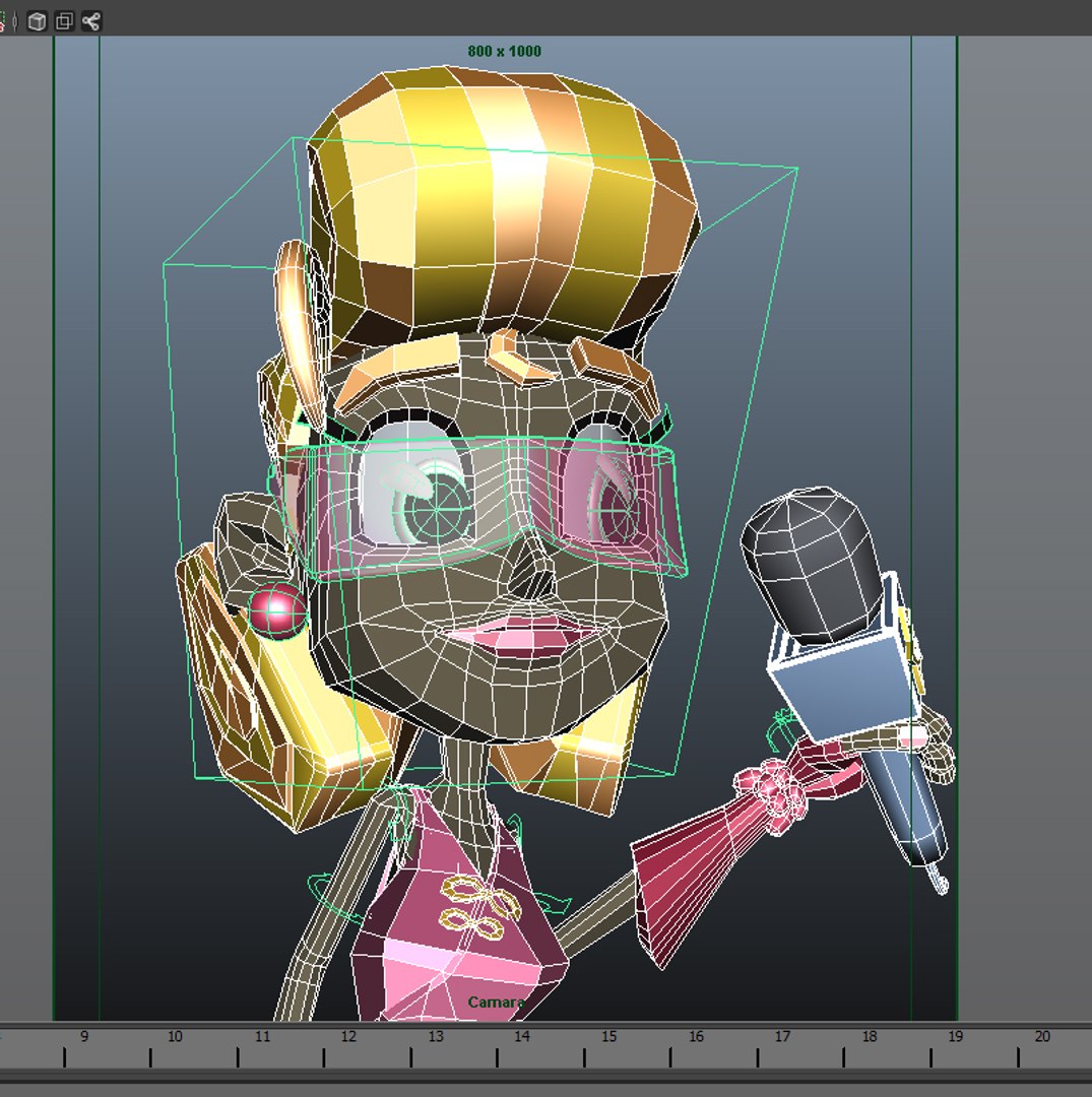 3d model character animation