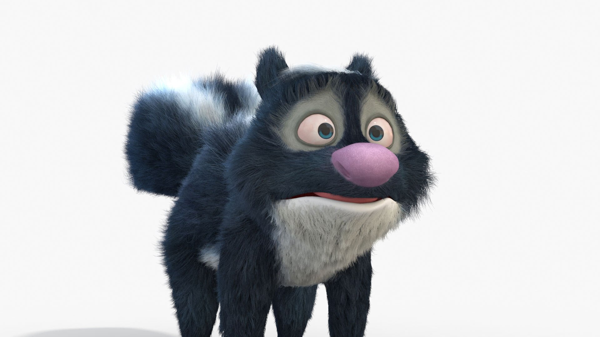 3D Fantasy Skunk - TurboSquid 1540471