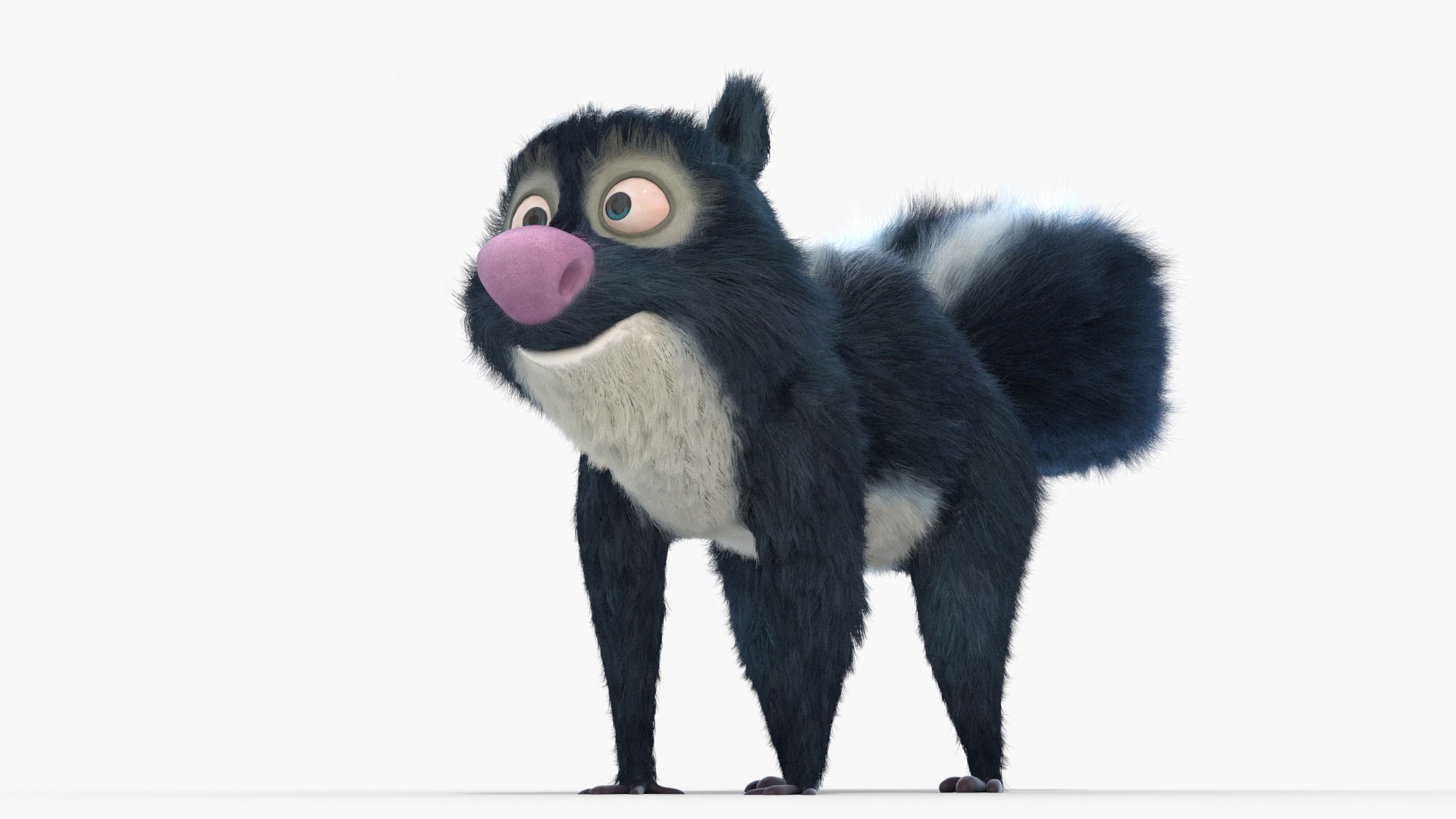 3D Fantasy Skunk - TurboSquid 1540471