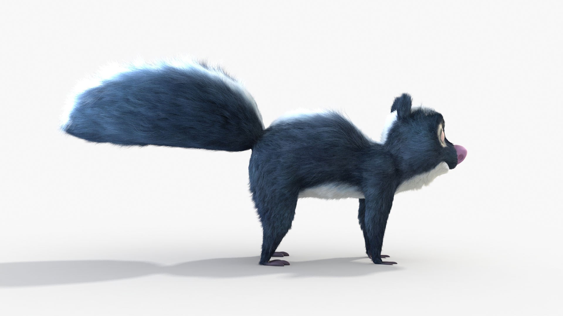 3D Fantasy Skunk - TurboSquid 1540471