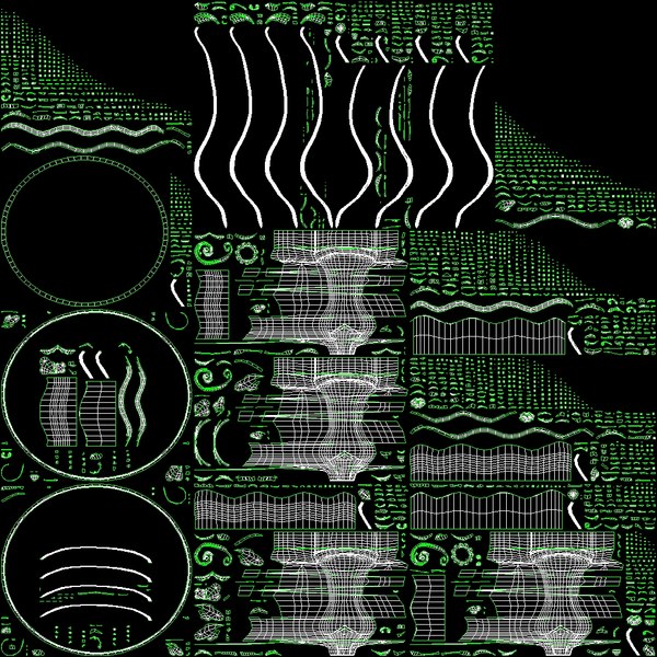 Antique baroque table 3D model - TurboSquid 1339306