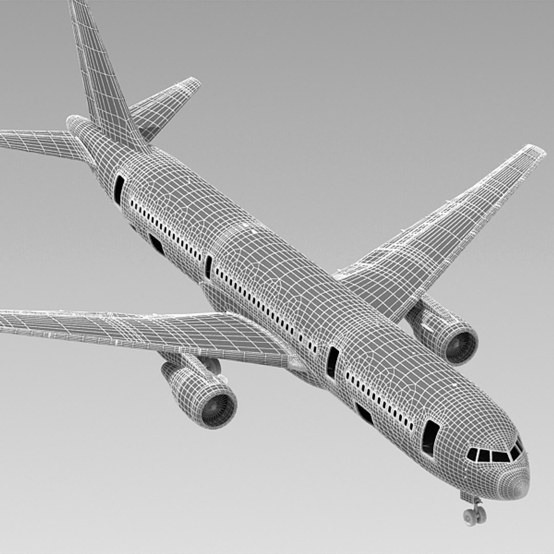 Boeing 767-304 Generic White Max