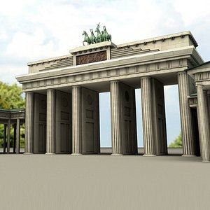 3D Brandenburg Gate Models - Browse & Download Formats - TurboSquid