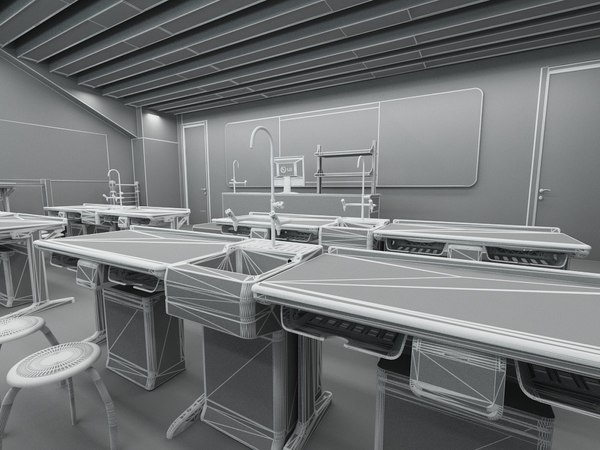 3D model classroom biology - TurboSquid 1698988