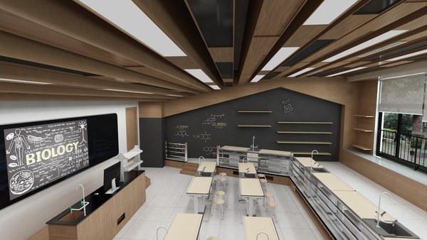 3D model classroom biology - TurboSquid 1698988