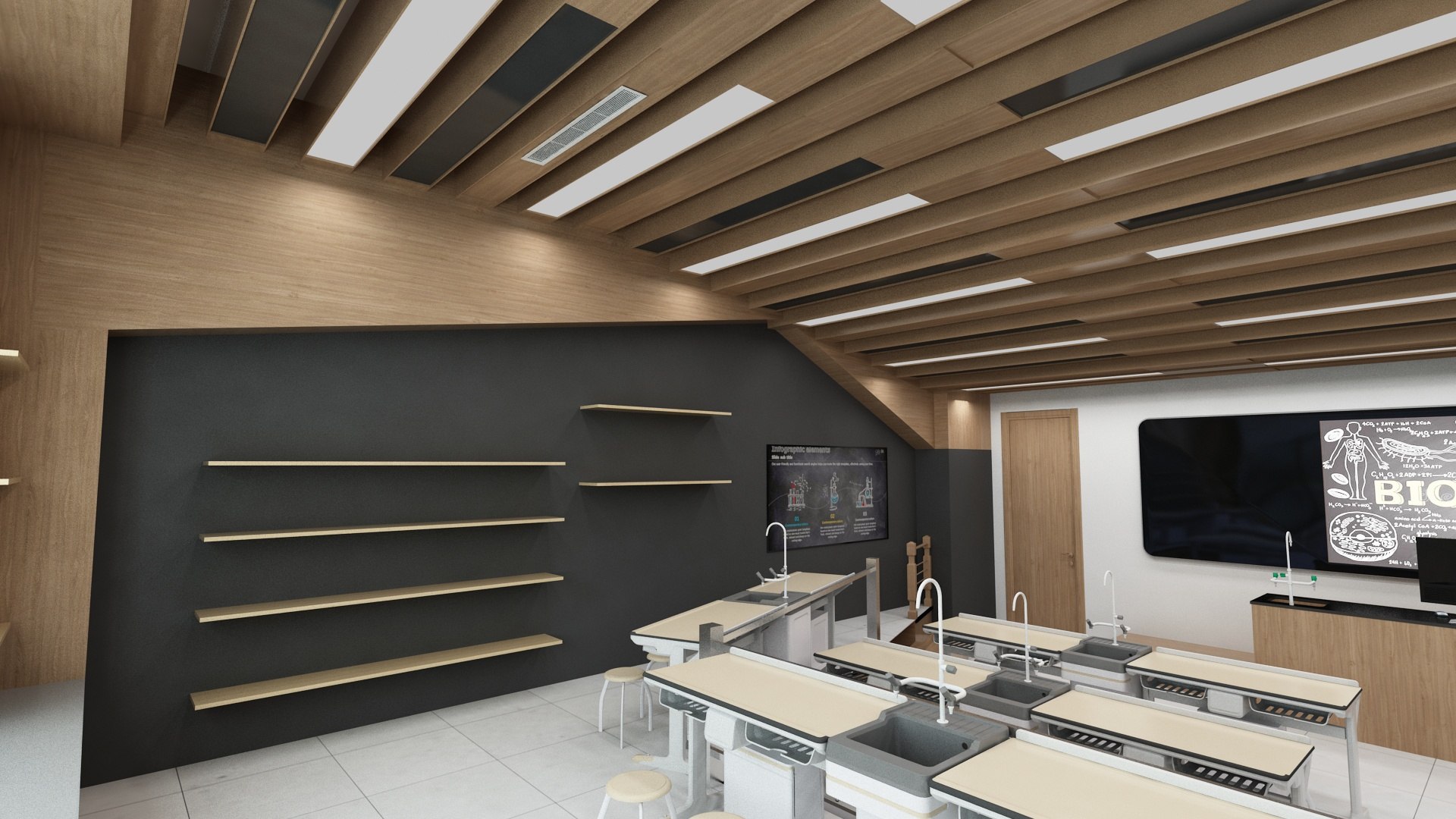 3D Model Classroom Biology - TurboSquid 1698988