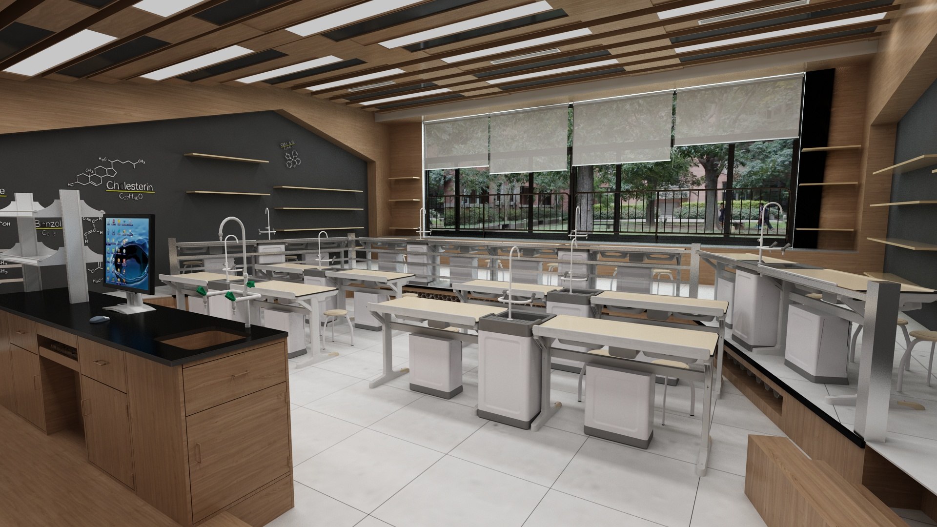 3D Model Classroom Biology - TurboSquid 1698988