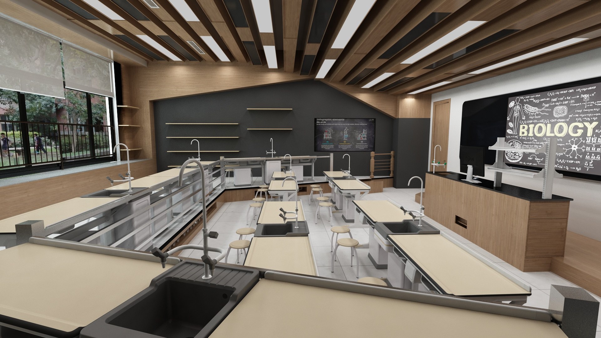 3D Model Classroom Biology - TurboSquid 1698988