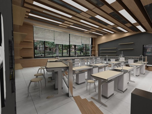 3D model classroom biology - TurboSquid 1698988