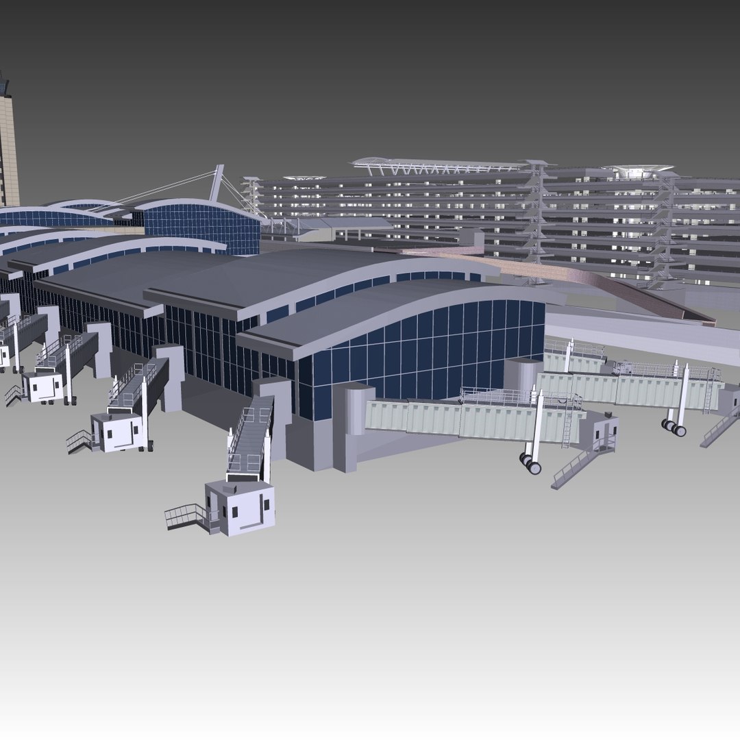 rdu airport 3d 3ds