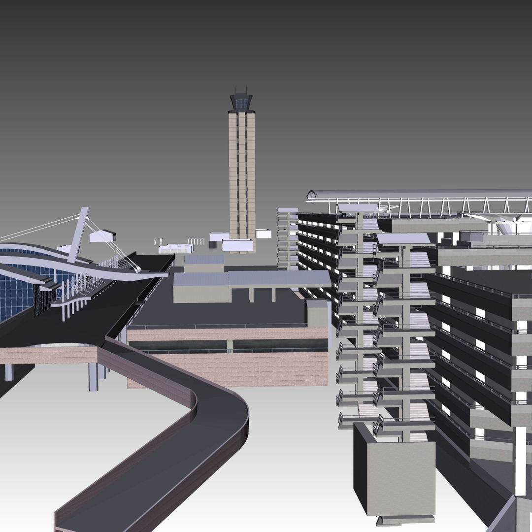modelo 3d Aeropuerto RDU - TurboSquid 1012712