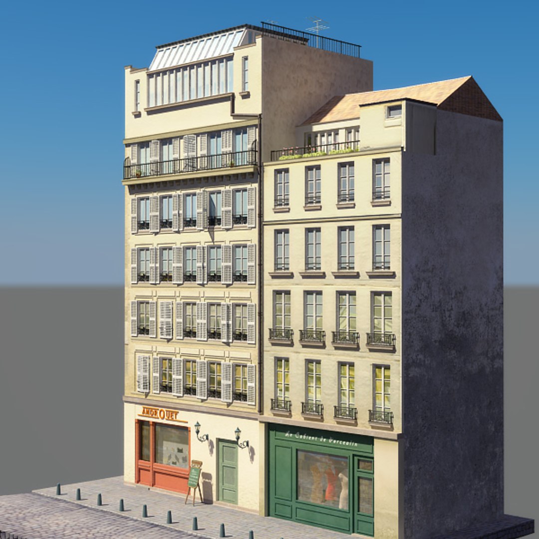 3ds French Buildings