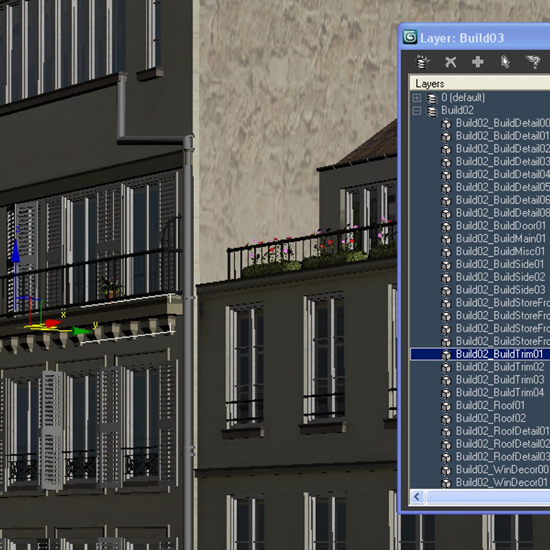 3ds French Buildings