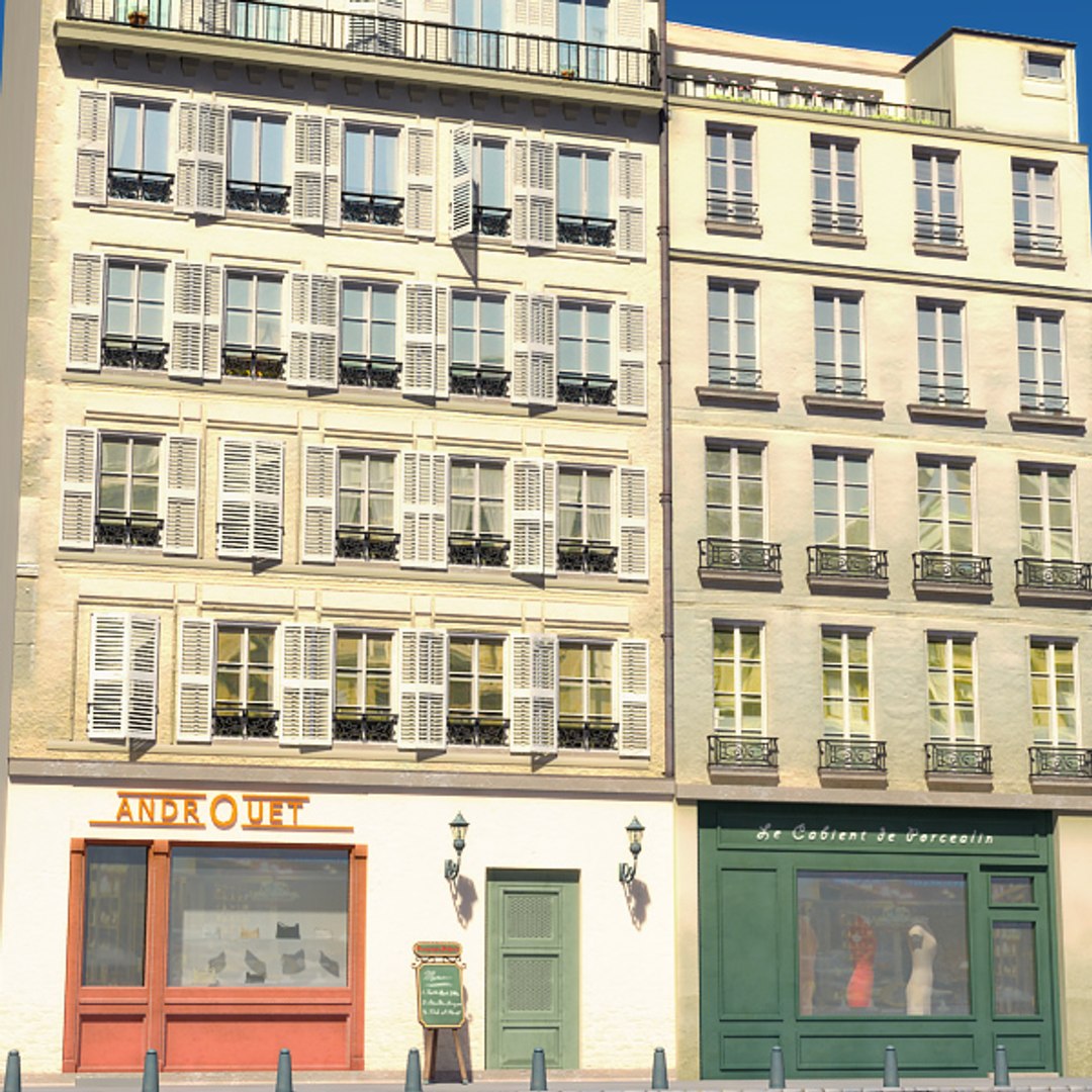 3ds French Buildings