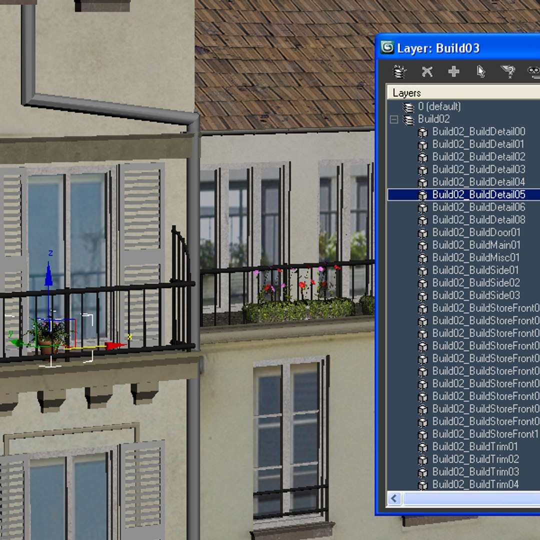 3ds French Buildings