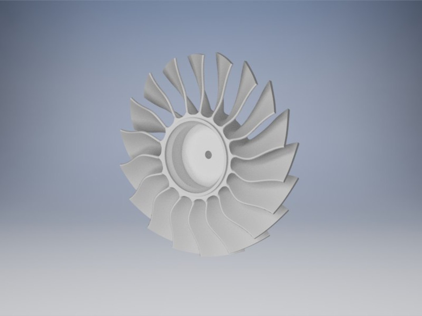 Jet Engine Fan 3d Model